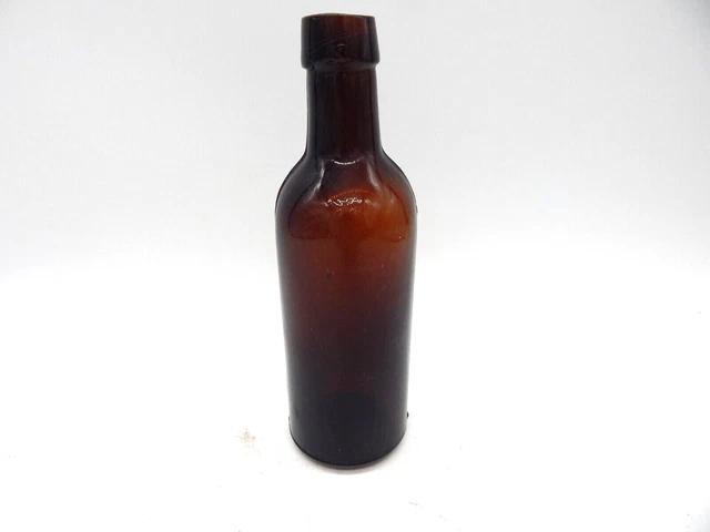 VINTAGE ESB E S Burnham Amber Beef Bouillon Bottle New York NY 1900s 7 ...