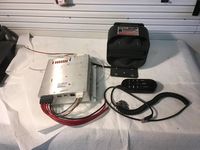 CODE 3 SIREN & Whelen Siren Control Box with Hand Held Controller £108. ...