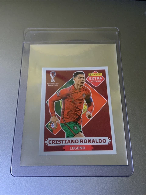 CRISTIANO RONALDO PANINI Qatar 2022 FIFA World Cup Extra Sticker Legend ...