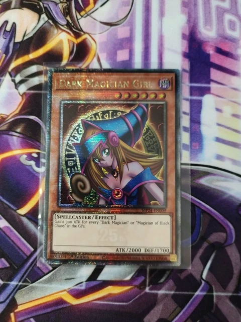 YUGIOH MP24-EN009 DARK Magician Girl Quarter Century Secret Rare £19.99 - PicClick UK
