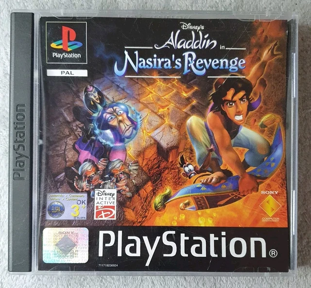 DISNEY'S ALADDIN IN Nasira's Revenge - Sony Playstation PS1 - Complete ...