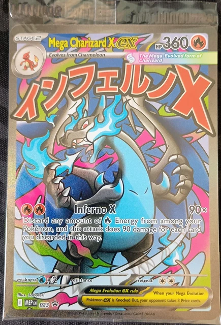 MEGA CHARIZARD X EX 023 Oricorio EX 024 Sealed UPC Promos Sealed Promos ...