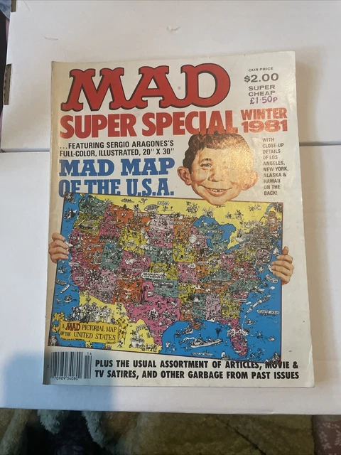 VINTAGE MAD MAGAZINE Super Special Winter 1981 £7.00 - PicClick UK