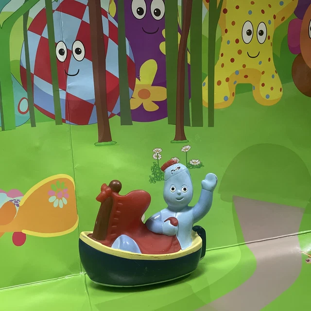 CBEEBIES IN THE Night Garden Push Along Iggle Piggle Boat Toy Rare ...