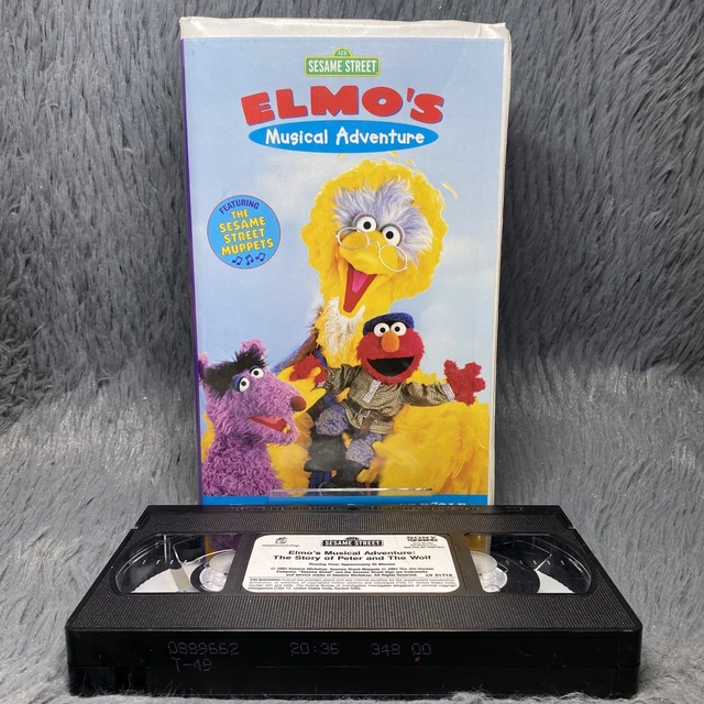 SESAME STREET ELMO'S Musical Adventure Peter and the Wolf VHS 2001 ...