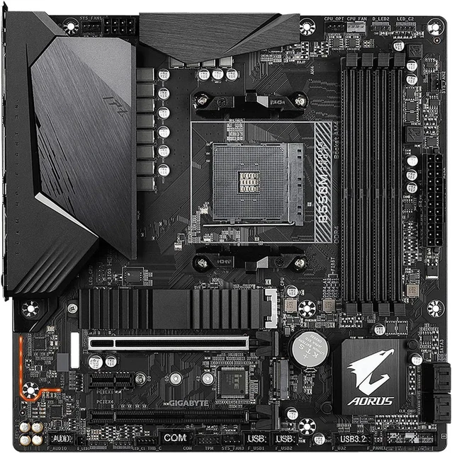 GIGABYTE B550M AORUS PRO-P AM4 AMD B550 USB 3.0 Micro ATX AMD ...