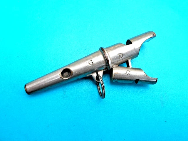 RARE!! VINTAGE SHEPHERDS Three Note Sheep Dog Whistle Marked G.C.D ...