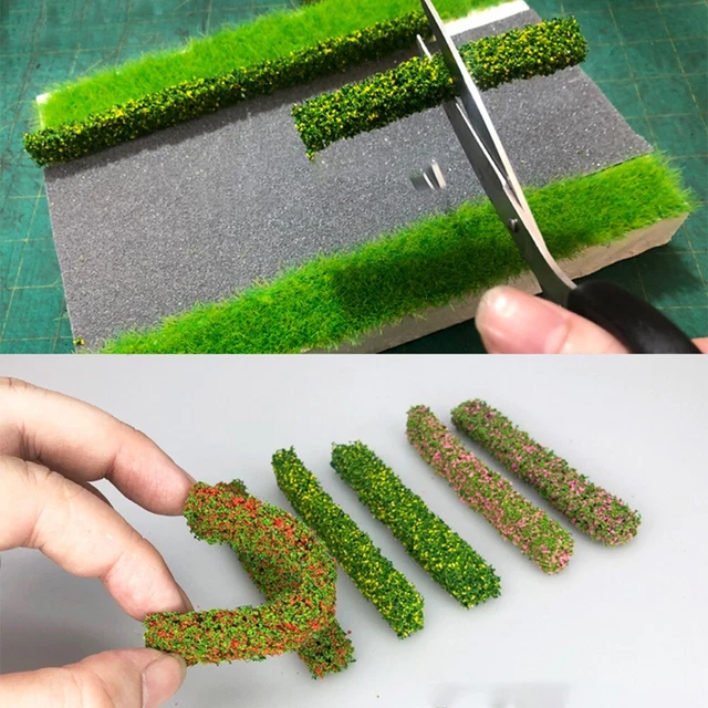 MODEL GRASS BUILDING Model DIY Materials Fake Grass For Train Railway ...