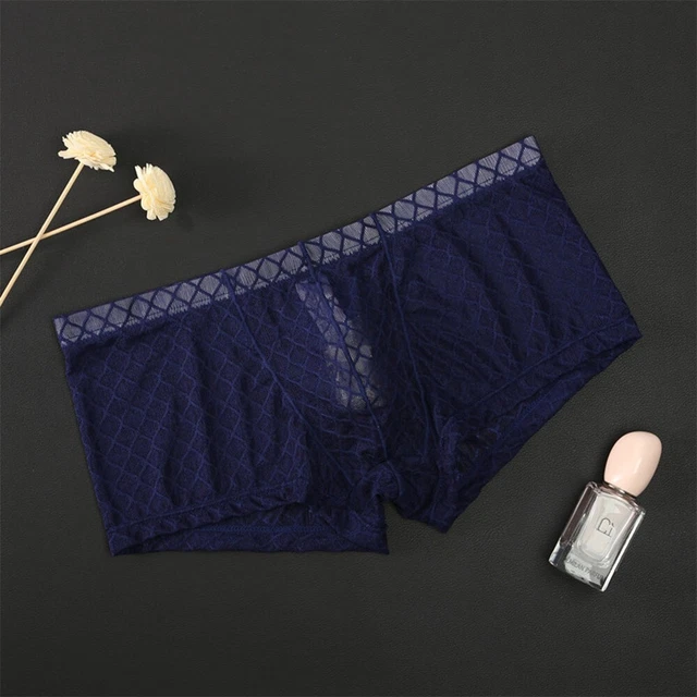 BOXER EN MAILLE transparente sexy slips transparents malles à sous ...