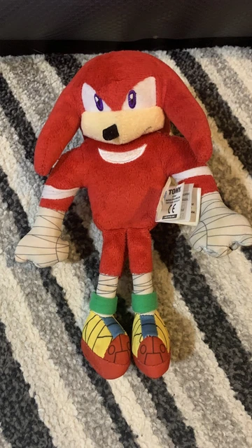 VINTAGE KNUCKLES SONIC The Hedgehog Sonic Boom Sega Gaming Plush 9 ...