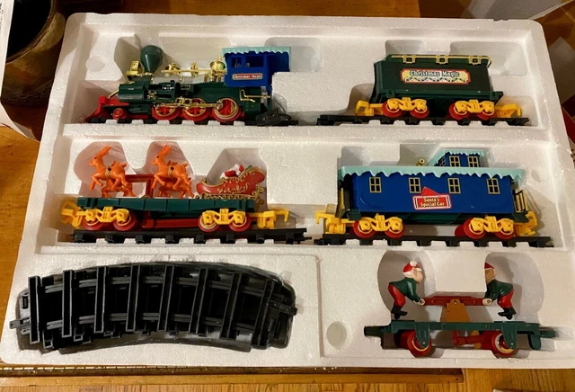 NORTHPOLE CHRISTMAS EXPRESS Musical Animated Santa Train Set Toy State ...