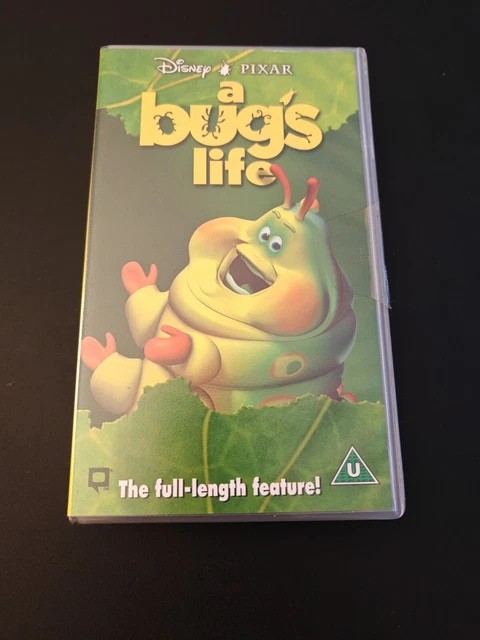 A BUG'S LIFE Disney Pixar - The Full-Length Feature Film Vhs Free Uk ...
