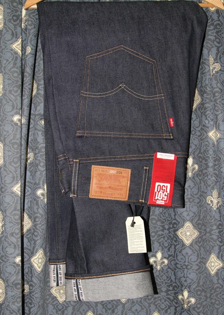 JEANS LEVI'S® 501 originali 150° compleanno selvedge stile stf ...