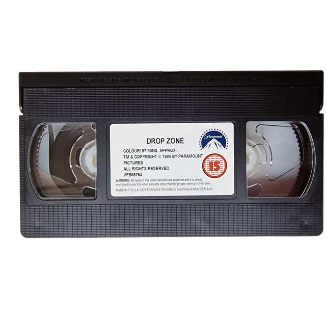 VINTAGE DROP ZONE Vhs Cassette Movie EUR 13,11 - PicClick FR