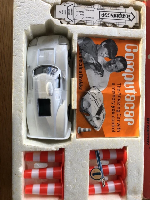 VINTAGE COMPUTACAR FORD Gt40 By Mettoy Complete With Original Box £15. ...