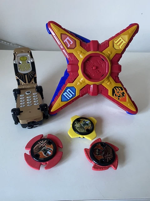 POWER RANGERS NINJA steel dx redstar battle morpher with handle & power ...