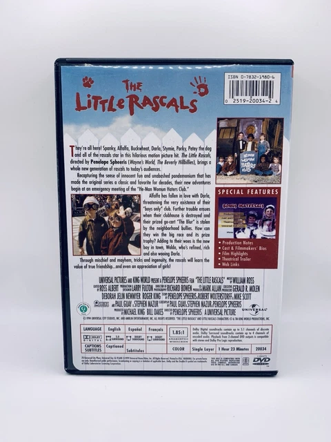 THE LITTLE RASCALS (DVD) Movie, Trilingual (FR-ANG-ES) $3.99 - PicClick CA
