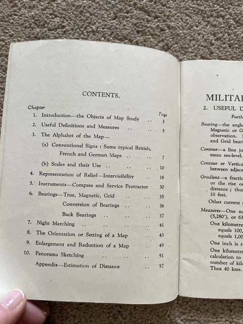 WW2 'MILITARY MAP Reading For The New Army' pamphlet, Capt W Lewis ...