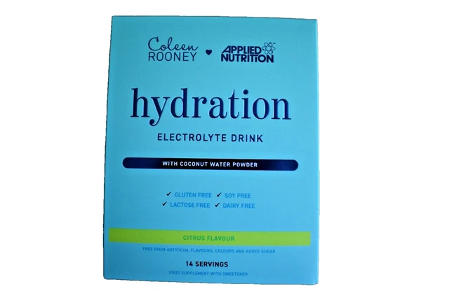 COLEEN ROONEY ELECTROLYTE Hydration Powder 527mg with Coconut Water 14 ...
