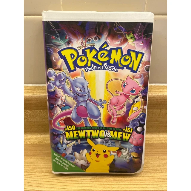 POKEMON THE FIRST Movie Mewtwo vs Mew VHS 2000 $13.87 - PicClick CA