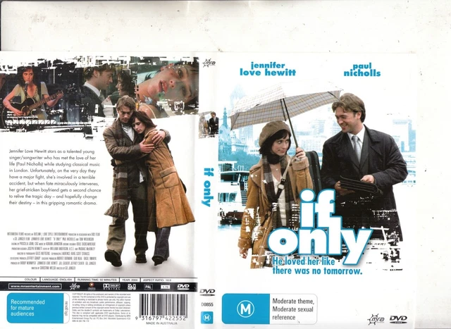 IF ONLY-2004-[JENNIFER LOVE Hewitt]-MRA Entertainment-Movie MRAE-DVD ...