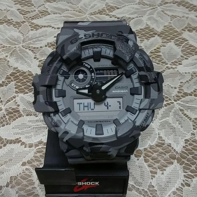 CASIO G-SHOCK 5522 Resistente all'acqua 20 bar GA-700GM Acciaio ...