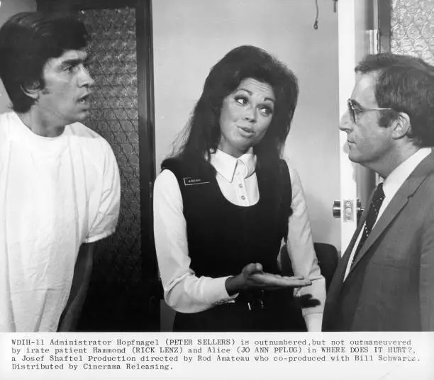 RICK LENZ JO Ann Pflug Peter Sellers In Where Does It Hurt? 1972 OLD ... RICK LENZ JO Ann Pflug Peter Sellers In Where Does It Hurt? 1972 OLD ...
