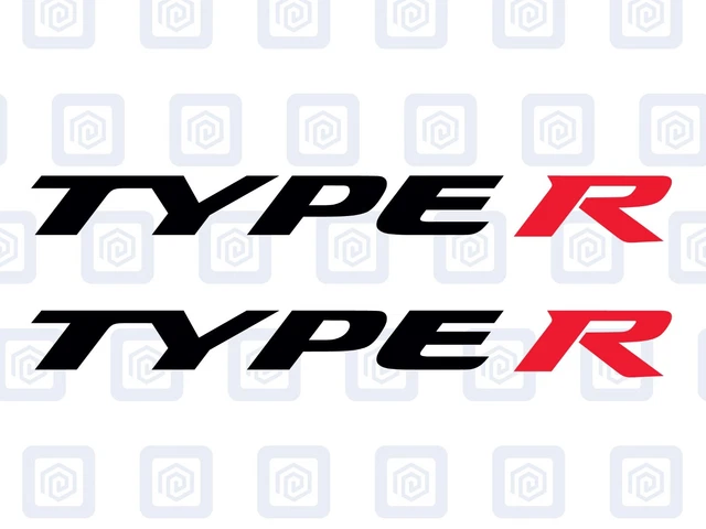 TYPE R SIDE Decal Sticker (set of 2) Fits Honda FN2 EP3 EK Civic ...