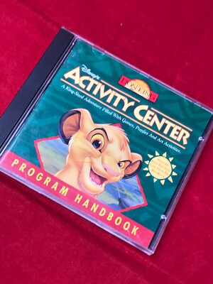 DISNEY'S THE LION King Activity Center Windows/Mac 1995 PC Video Game ...
