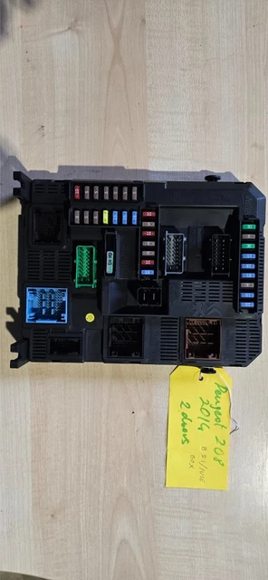 PEUGEOT 208 BSI BCM Body Control Module Fusebox Fuse Box 9807532080 ...