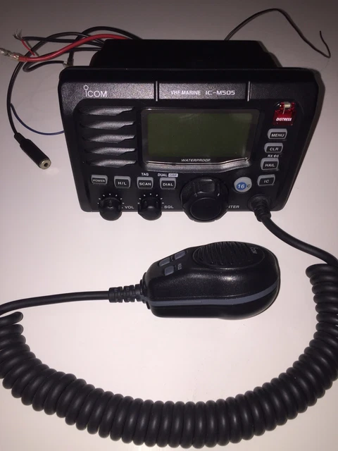 ICOM IC-M505 VHF DSC marine radio £107.00 - PicClick UK