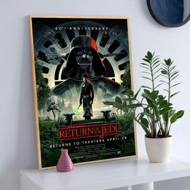 RETURN OF THE Jedi 40th Anniversary 2023 Movie Poster £6.74 - PicClick UK