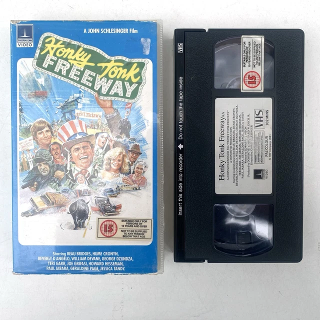 HONKY TONK FREEWAY (Small Box PRE-CERT Ex-Rental THORN EMI VHS Video ...