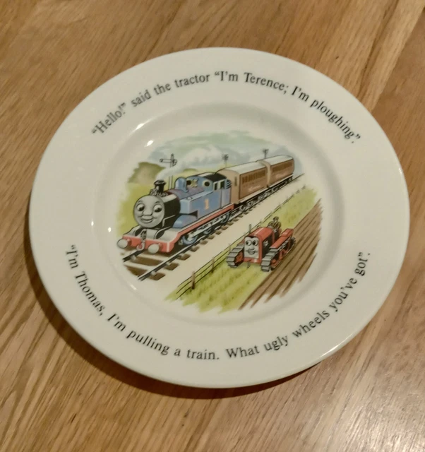 VINTAGE WEDGEWOOD - Thomas The Tank Engine and Terrance Ceramic Plate £ ...