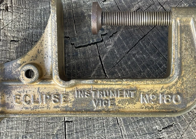 VINTAGE ECLIPSE NO180 Instrument Vice £40.00 - PicClick UK