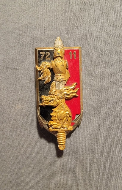 INSIGNE 72E RÉGIMENT du Génie - 11e Compagnie EUR 5,00 - PicClick FR