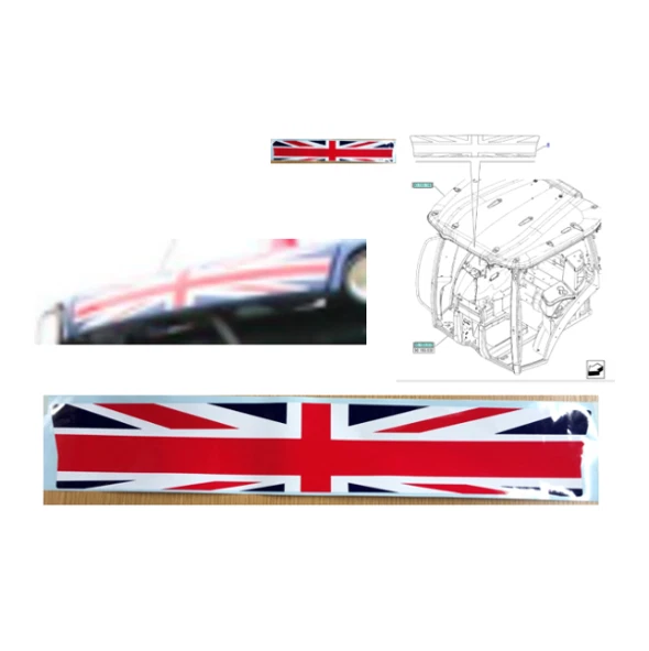 NEW HOLLAND UNION Jack Decal for Cab 47860494 Genuine CNH £18.45 ...