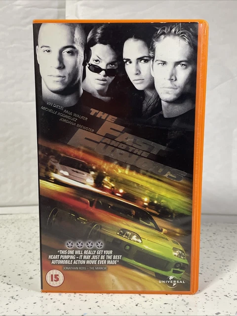 THE FAST AND Furious - VHS 2001. Vin Diesel, Paul Walker. Cert 15 £4.95 ...