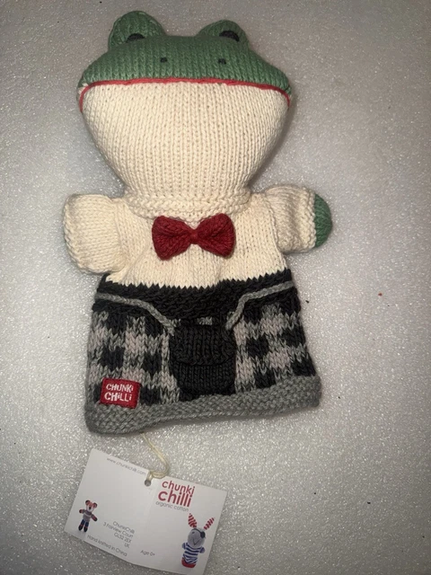 CHUNKI CHILLI SCOTTISH Frog Hand Puppet in Kilt £25.00 - PicClick UK