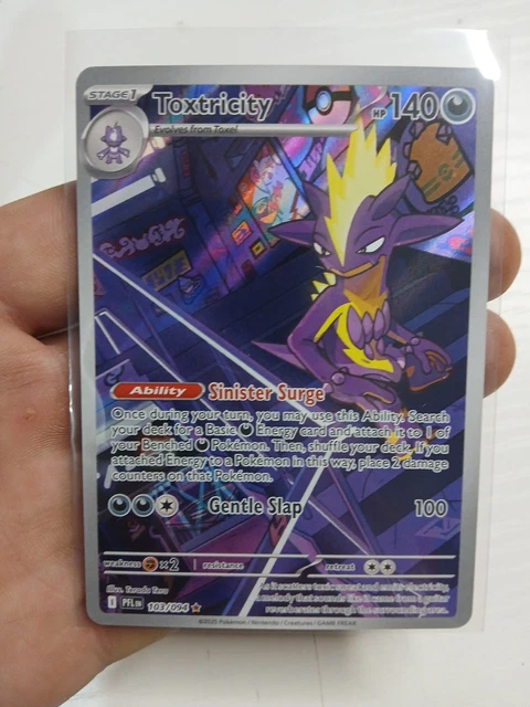 TOXTRICITY 103/94 ILLUSTRATION Rare Phantasmal Flames Pokemon TCG NM £ ...