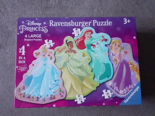 RAVENSBURGER DISNEY PRINCESS " 4 In A Box " Jigsaw Puzzle £5.99 ...