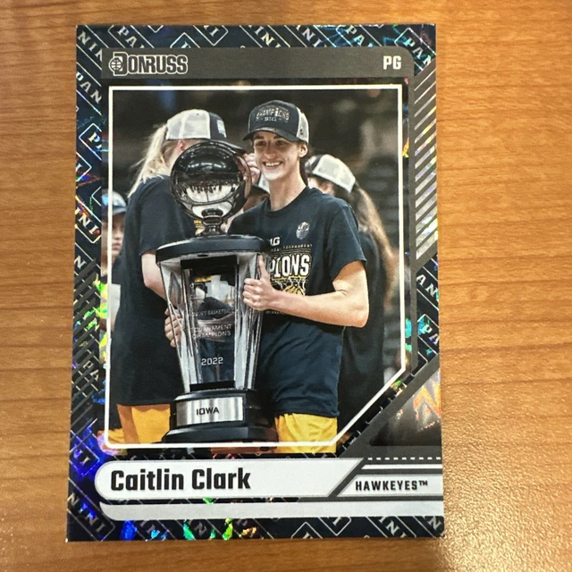 2024 PANINI CAITLIN Clark Collection Donruss Metalized Exclusive #3 ...