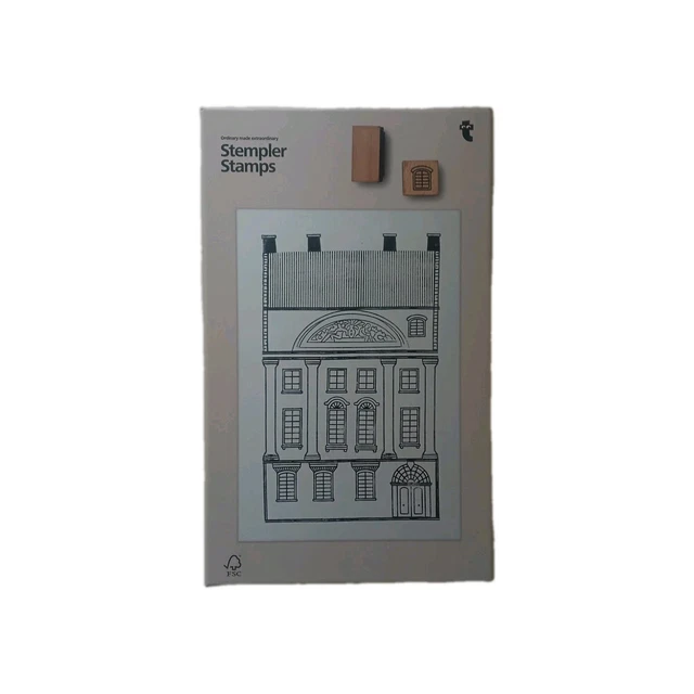 FLYING TIGER HOUSE stamps & ink pad, unused, 12 pieces, lovely set £5. ...