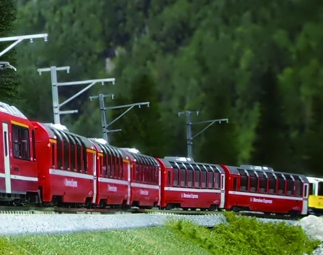 KATO N GAUGE Rhaetian Railway Bernina Express Add-on Set 10-1656 Model ...