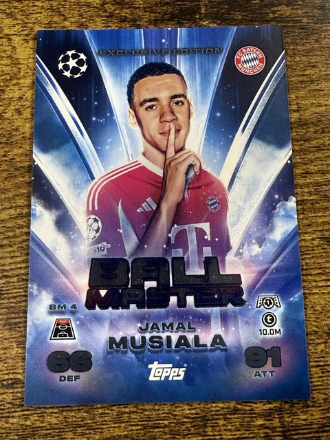 2025/26 TOPPS MATCH Attax UCC Jamal Musiala Ball Master #BM4 Bayern ...