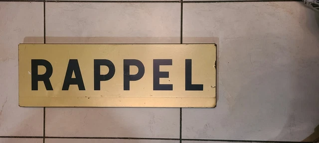 PLAQUE ÉMAILLÉE ANCIENNE de signialisation. EUR 50,00 - PicClick FR