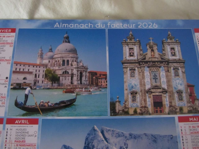 ALMANACH DU FACTEUR / Calendrier La Poste 2026 " L' Europe " Neuf EUR 7 ...