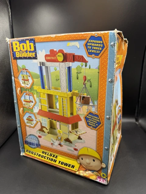 VINTAGE BOB THE Builder Deluxe Construction Tower Toy Playset - Brand ...