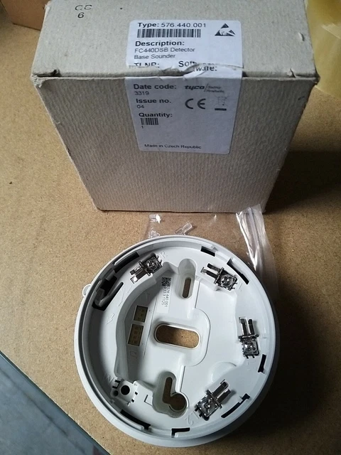 TYCO - ZETTLER - ADT FC440DSB Addressable Base Sounder 576.440.001 £19. ...
