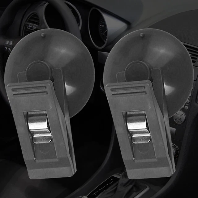 CAR INTERIOR WINDOW Clip Car Glasses Holder Auto Interior Parts (Black ...